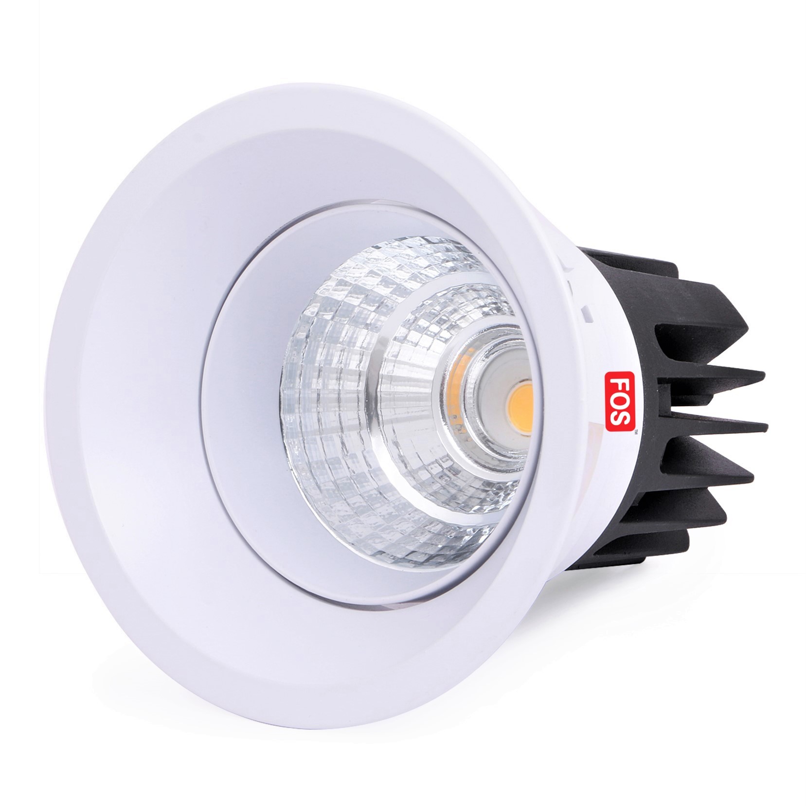 FOS LED COB Spot Downlight with Deep Reflector for Focussed Beam of ...